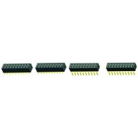 China 2.54 Pitch Centipede Feet Top Enter Female Pin Headers Double Row 20mΩ Max for sale