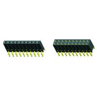 China 2.54mm Female 2 * 5P Dual Row Header Connector Centipede Foot Mother Connector for sale