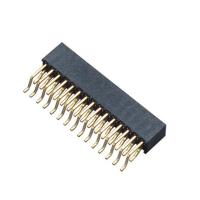 China 90 Degrees SMT H=8.5mm Female Header Connector PA9T Back 2.54 Mm Female Header for sale