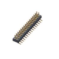China WCON 1.27mm Pitch Round Pin Header Single Row 1*40P Straight height 2.2mm length 8.1mm  Connector for sale