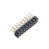 China WCON 2.54 mm Pitch Round Pin Header High Contact Reliability Single Row for sale