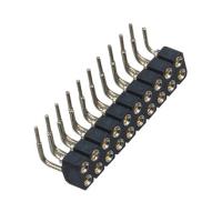China Straight SMT Maching Round Pin Header 2.00mm 2*20P Circuit Board  Connectors for sale