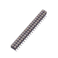 China WCON 2.0 mm Female Connector WCON Single Row Round Pin Header Black Color for sale