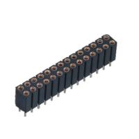China WCON 2.0 mm Female Connector WCON Single Row Round Pin Header Black Color for sale