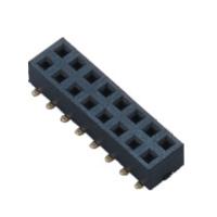 China Female Header Connector 2*5P SMT PA9T Black  Gold Flash usually 2.0Pitch 20mΩ Max for sale