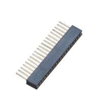 China WCON 1.27mm Michined Female Round Pin Header 2*30P DIP H=3.8mm L=6.0mm for sale