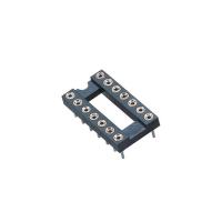 China WCON 2.54mm IC Socket 2*14P DIP H=3.0,L=7.43 Row of Pitch 10.16 WCON Connector for PCB board for sale