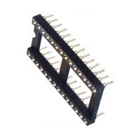 China IC Socket SMT Round Pin Header H=3.0 L=7.43 Row of Pitch 15.24 Product spacing for sale