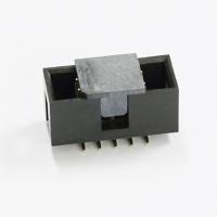 China 1.27 Box Header Connector SMT With Post  UL  Male Phosphor Bronze  LCP 30％GF( UL94V-0 ) for sale