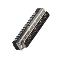 China 1.27mm scsi connector cen-type male mating with 6321/6321M 50 pins phosphor bronze polyester for sale