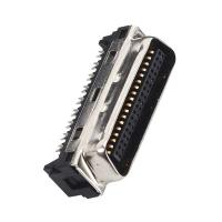 China 1.27mm scsi connector cen-type male mating with 6321/6321M 50 pins phosphor bronze polyester for sale