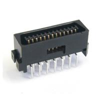 China 1.27mm T Type Male Computer Pin Connectors 68 Pin Connector 90°DIP PBT Phosphor Bronze for sale