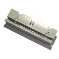 China PBT Brass 2.54 Box Header Connector 10P  20mΩ Max 1000V AC/DC for sale