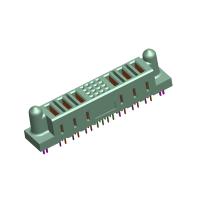 China Power and signal hybrid board to board connectors right angel male  A Type DIP With forks ROHS for sale