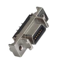 China 1.27mm SCSI Cen-Type female connector 50 pin scsi connector mating with 6320M for sale