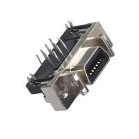 China 1.27mm SCSI Cen-Type female connector 50 pin scsi connector mating with 6320M for sale