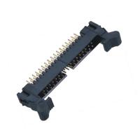 China Latch Header 2.00mm  2 * 7P 180°DIP Latch Header S Type Brass Gold Flash for sale