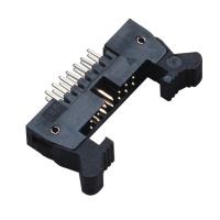 China 2.00mm 16 Pin Latch Header 180°DIP Connector With Brass Gold Flash for sale
