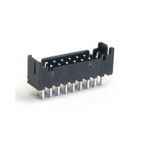 China Right Angle Type Board To Wire Connector Black 2.0 Pitch Sn Plated ROHS board to wire connectors for sale