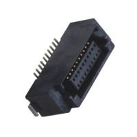 China 0.635mm Board to Board Connector SMT Gold Plated LCP Black/Natural for sale
