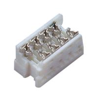 China WCON White Matte Sn Plated Pcb Connectors Wire To Board 1.27mm 12 Pin Pbt Rohs for sale