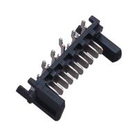 China WCON White Matte Sn Plated Pcb Connectors Wire To Board 1.27mm 12 Pin Pbt Rohs for sale