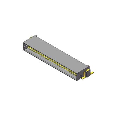 China WCON Right Angle  SMT Type LCP Black  Sn over Ni 1.27mm Male board to board SDC for sale
