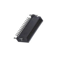 China WCON Right Angle  SMT Type LCP Black  Sn over Ni 1.27mm Male board to board SDC for sale