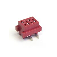 China WCON 8pin Wire To Board Connector Red  Female Smt Pa46 With Cap / Latch for sale