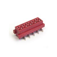 China WCON 8pin Wire To Board Connector Red  Female Smt Pa46 With Cap / Latch for sale