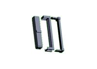 China 1.27*2.54mm PBT IDC Socket 20 Pin Ribbon Cable  Female WCON Connector for sale