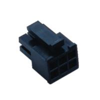 China Housing 3.0 Pitch Mini Fit Wafer Single Row With Cut PA66 Black ROHS for sale