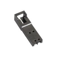 China CD-ROM 2.54mm 2P straight H=13.5 PBT  Black gold flash Bag packing  ROHS for sale
