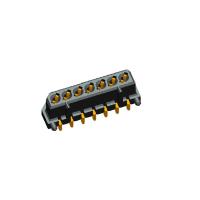 China 1.25mm Female Header  Single Row Right Angle Through Board Connector for sale