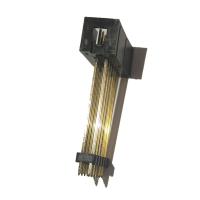 China 2.54 Pitch Box Header Connector add housing H=2.5 PA9T black  matting with 5212/2185 ROHS for sale