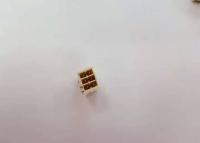 China 2.54mm Wafer 2*3P SMT W/T Latch Wire To Board Connector W/O Cut Brass for sale