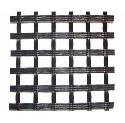 China 50kn/M-200kn/M Glass Fiber Geogrid Modified Bitumen Coated For Paving Reinforcement for sale