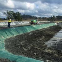 China Concrete Mat Cloth in Green color for Ditch lining for sale