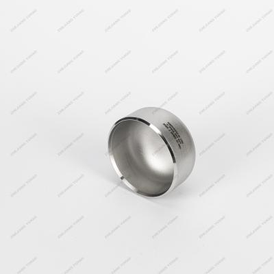 China 304L SS Buttweld End Cap Sand Rolling Stainless Steel Butt Welded Pipe Fittings for sale