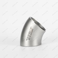 China SCH10-SCH160 Stainless Steel Buttweld Pipe Fittings 45 Degree Stainless Steel Weld Elbows for sale