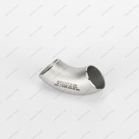 China ASME B16.9 304 304L Steel 90 Degree Stainless Elbow BW Butt Welding Pipe Fitttings LR Elbow for sale