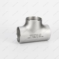 China ASTM/AISI/GB/DIN/JIS/EN Grade 304 Mirror Stainless Steel Butt Welded Pipe Fittings SS Equal Tee for sale