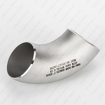 China DN6-DN800 SCH20s-SCH180s Stainless Steel Elbow BW Butt Welding Pipe Fitttings 90 Degree LR Elbow for sale