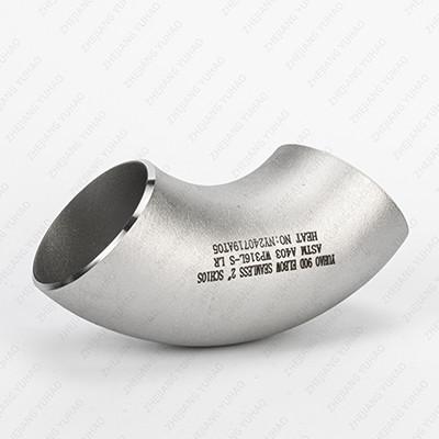 China SCH5s-SCH160s Stainless Steel 90 Degree Elbow Perfect For Butt Welded Connections In Food Beverage Industry for sale