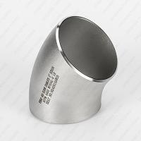 China 304 304L 316 316L Stainless Steel 45 Degree Elbow BW Pipe Fittings for sale