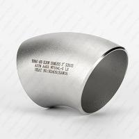 China Mirror Polishing Sandblasting Sand Rolled 45 Degree Elbow SS Butt Weld Pipe Fittings for sale
