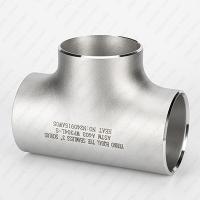 China EN ASTM AISI DIN JIS Stainless Steel Equal Tee Butt Welded Pipe Fittings With SCH10-SCH180 for sale