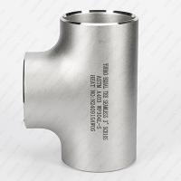 China High Pressure SS BW Tube Stainless Steel Butt Welded Pipe Fittings Equal Tee for sale