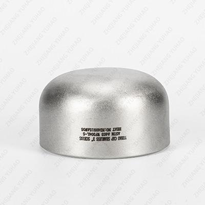 China 304 304L 316 316L Stainless Steel Buttweld Caps Sand Rolling for sale