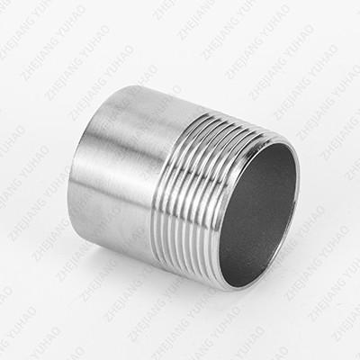 China SS304 316 Welding Nipple with NPT BSPP BSPT Threaded One Side Threaded Pipe Fittings for sale